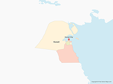 Vector Map of Iraq - Single Color | Free Vector Maps