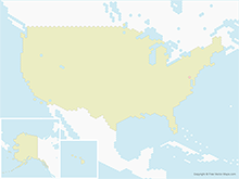 PowerPoint® Map of United States Electoral Votes | Free Vector Maps